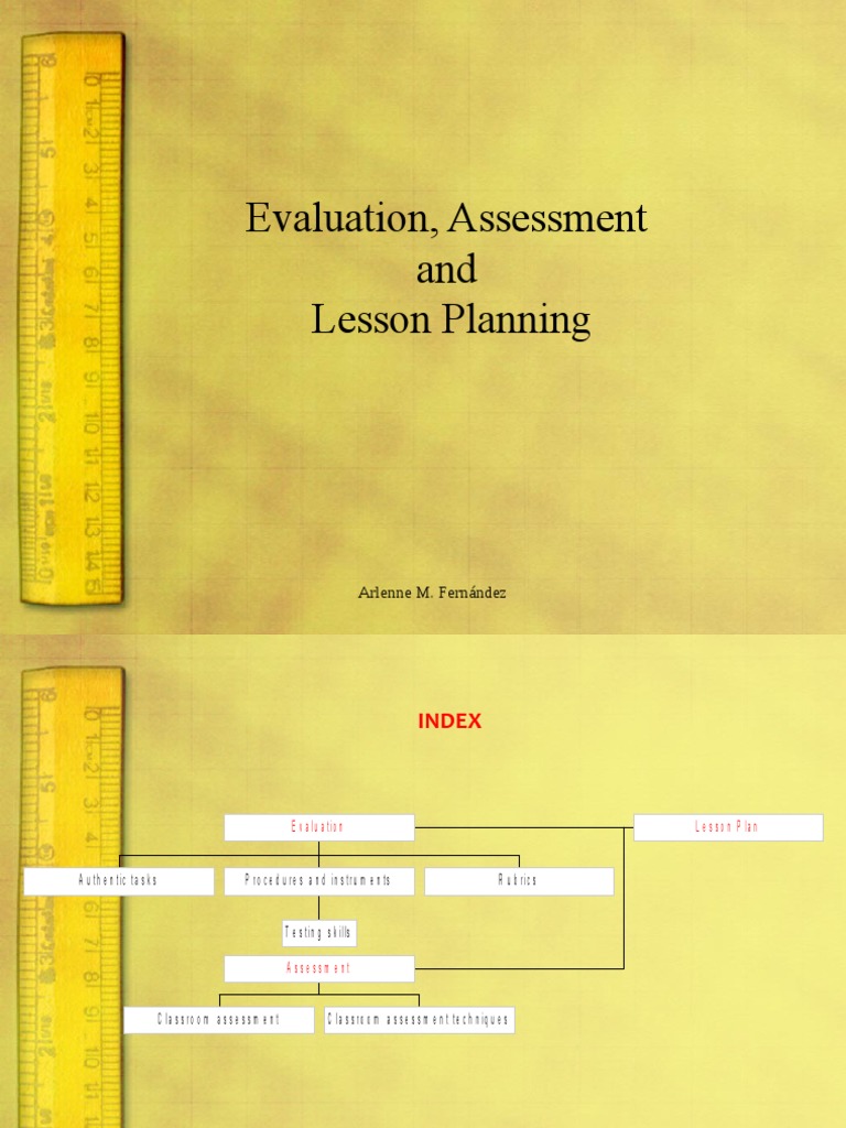 Evaluation, Assessment and Planning | PDF | Educational Assessment ...