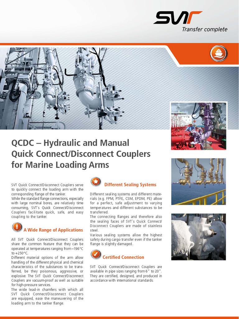QCDC - Hydraulic and Manual Quick Connect/Disconnect Couplers For ...