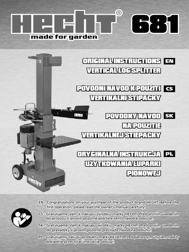 Manual Hecht 681 - 2014 en | PDF