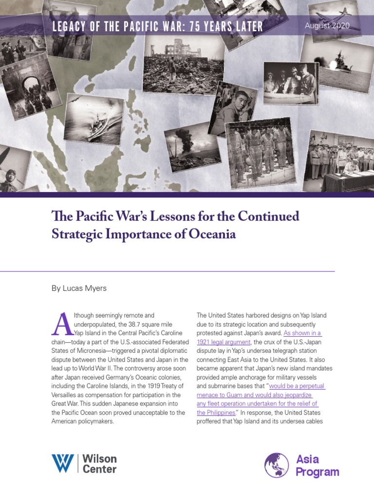 Strategic Importance of Yap Island in WWII | PDF | Guadalcanal Campaign ...