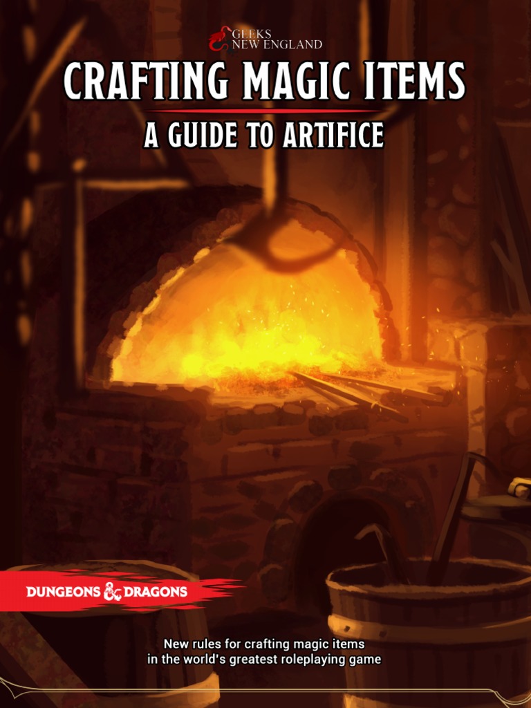 Crafting Magic Items A Guide To Artifice | PDF