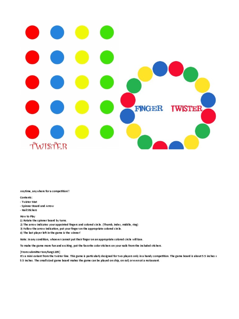 Finger Twister | PDF