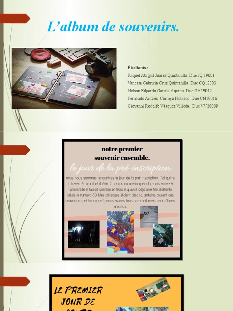 L'album de Souvenirs.: Étudiants | PDF