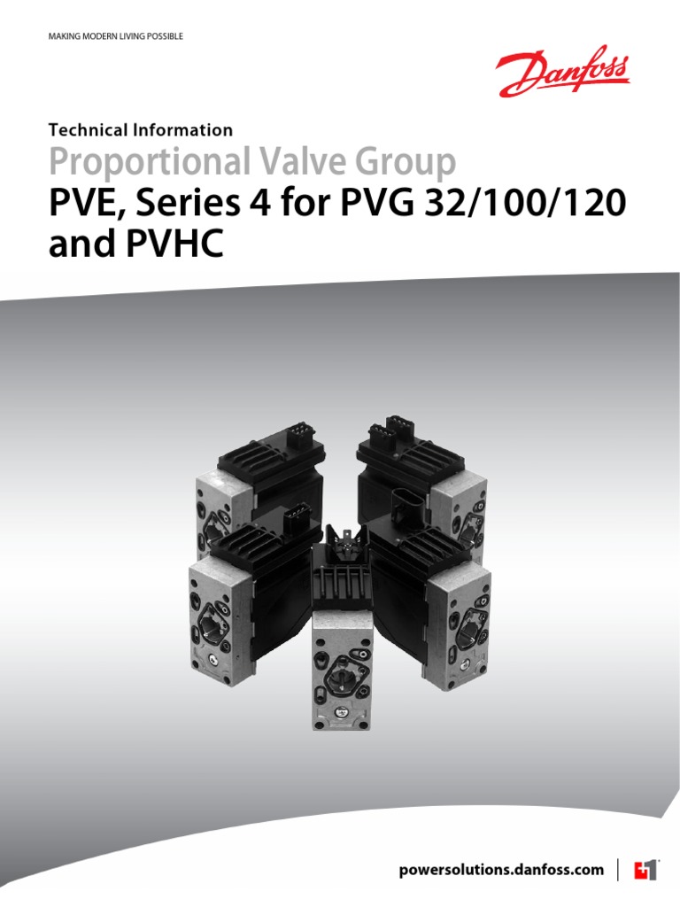 Proportional Valve Group: PVE, Series 4 For PVG 32/100/120 and PVHC ...