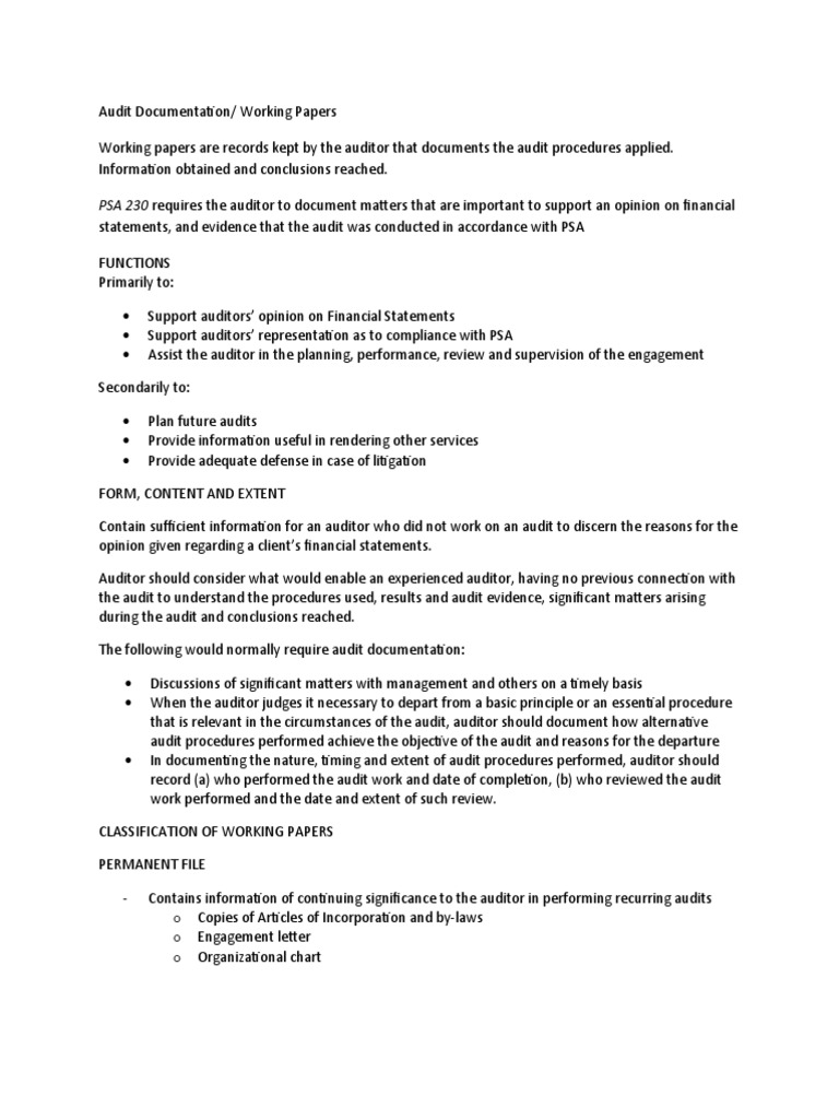 Understanding Audit Working Papers | PDF | Confidentiality | Audit