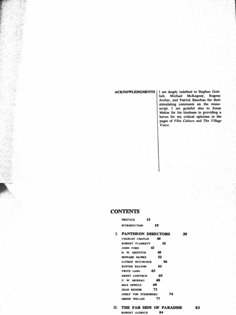 Andrew Sarris - The American Cinema - Directors and Directions 1929 ...