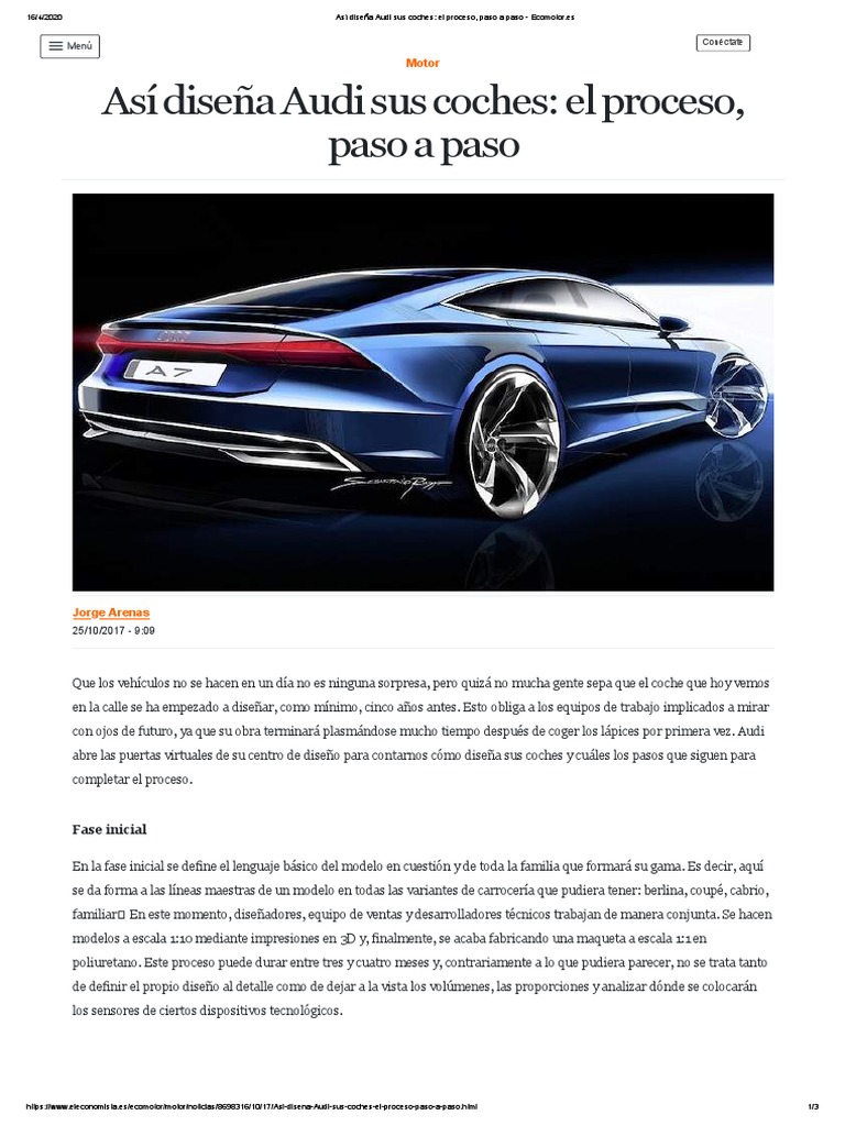 Audi - Proceso de Ensamble PDF | PDF | Audi | Diseño