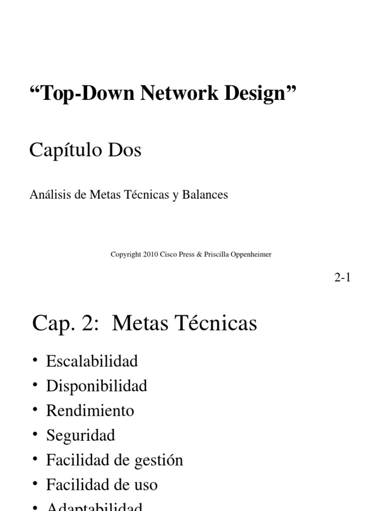 Análisis de Metas Técnicas | PDF | Escalabilidad | Modo de ...