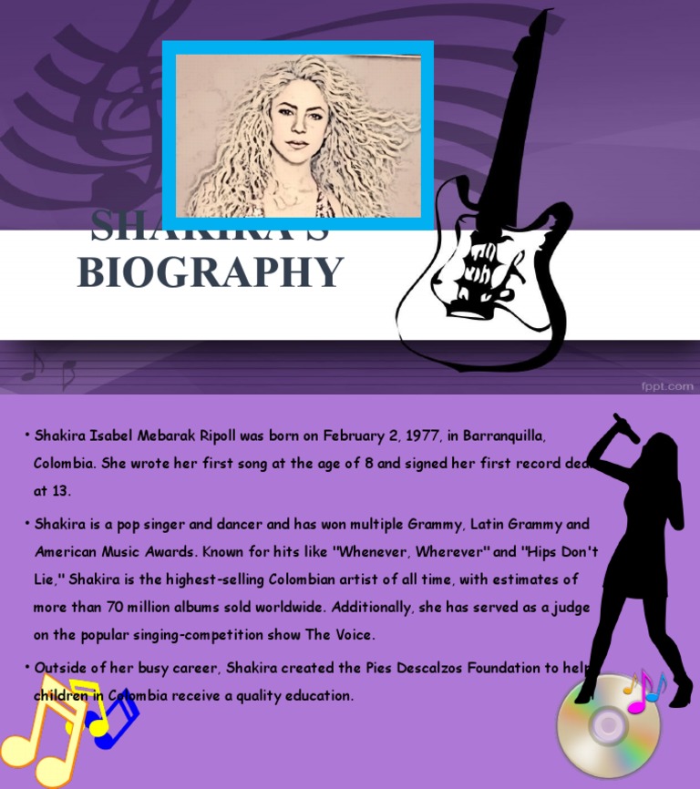 Shakira: A Biography for Kids | PDF