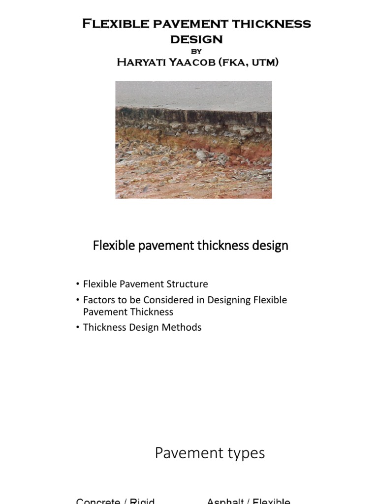 4 Flexible Pavement Design 2018 PDF | PDF | Road Surface | Asphalt
