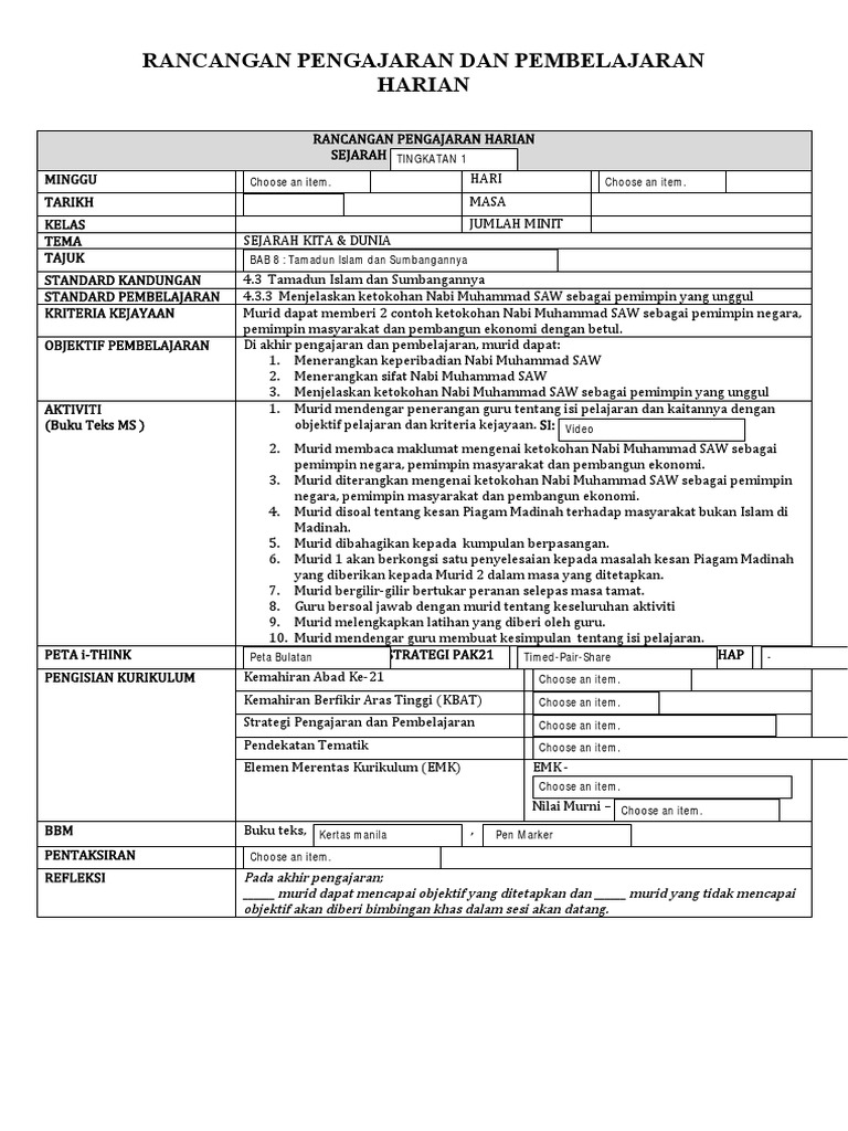 8.3 Ketokohan Nabi Muhammad SAW Sebagai Pemimpin | PDF