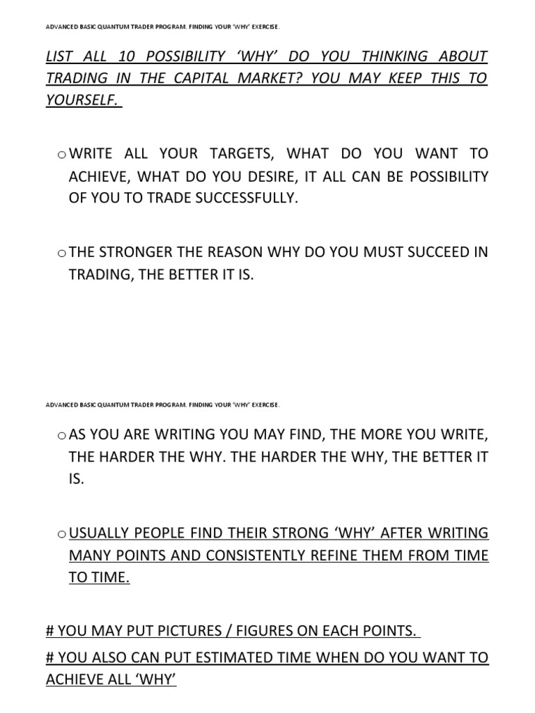 001 List-All-10-Possible-Why-Exercise | PDF