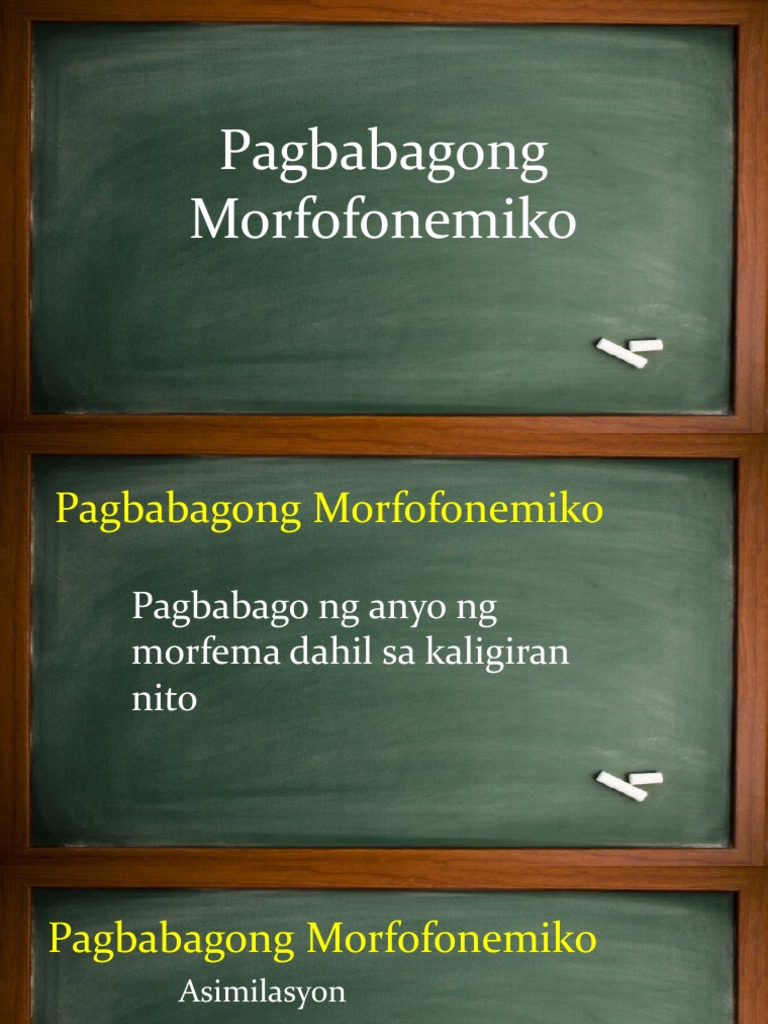 Pagbabagong Morfofonemiko | PDF