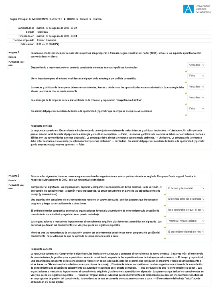 Examen Final Gestion Del Conocimiento | PDF | Conocimiento administrativo | Red mundial