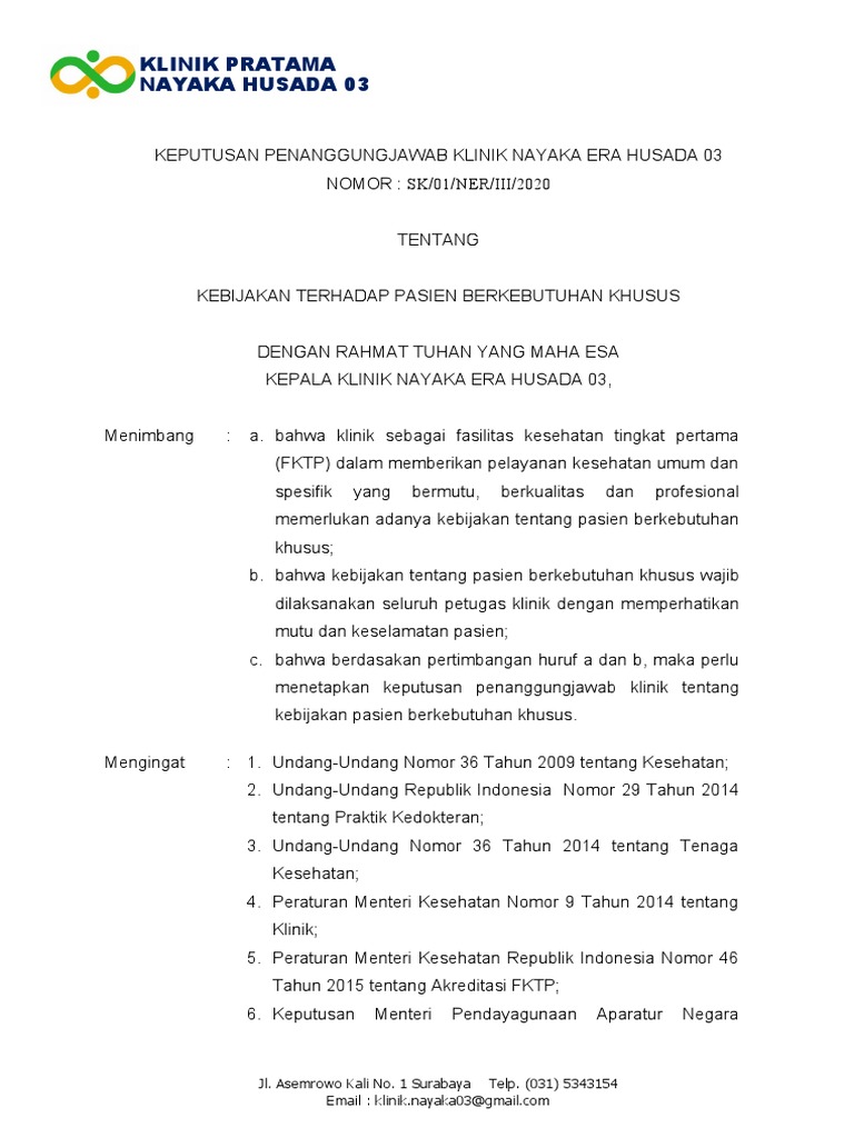 Contoh SK | PDF
