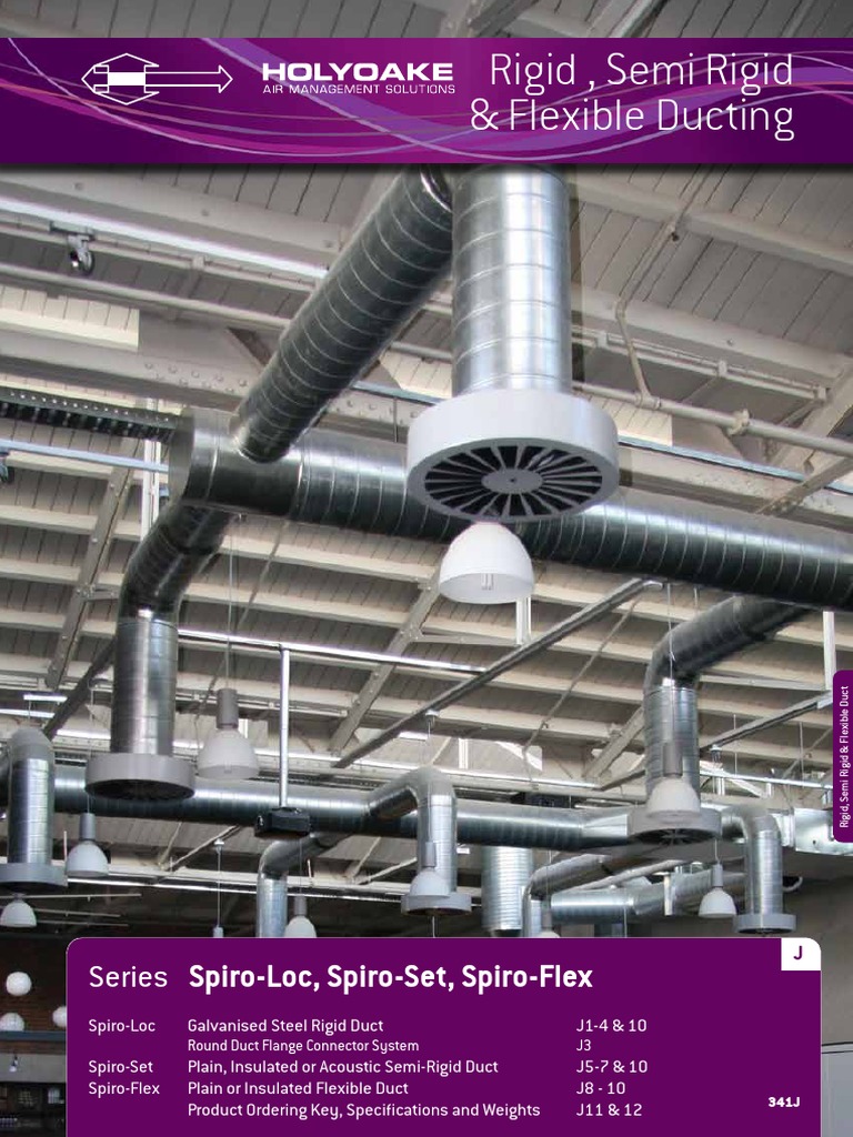 Rigid, Semi Rigid & Flexible Ducting: Series Spiro-Loc, Spiro-Set ...