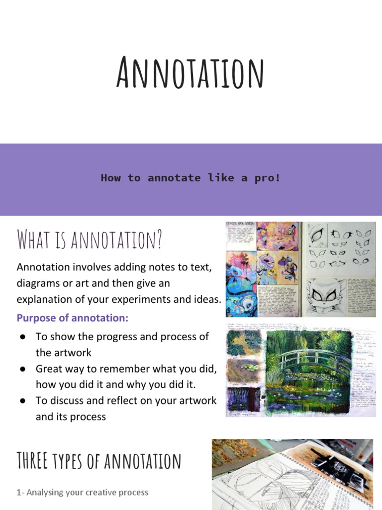 Annotation | PDF | Creativity | Color