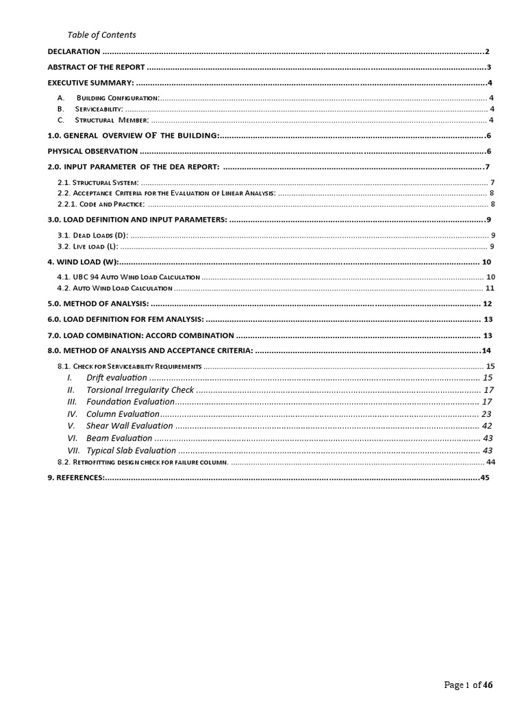 Detailed Engineering Assessment | PDF | Concrete | Beam (Structure)