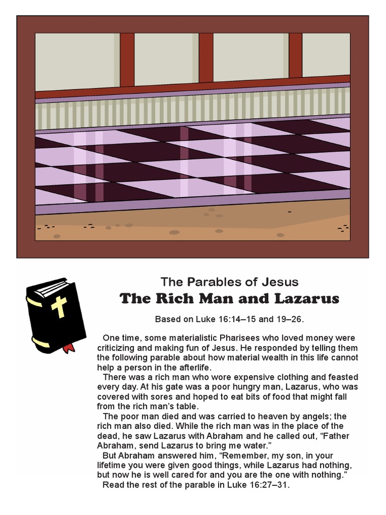 3D Picture: The Parables of Jesus: The Rich Man and Lazarus | PDF | New ...