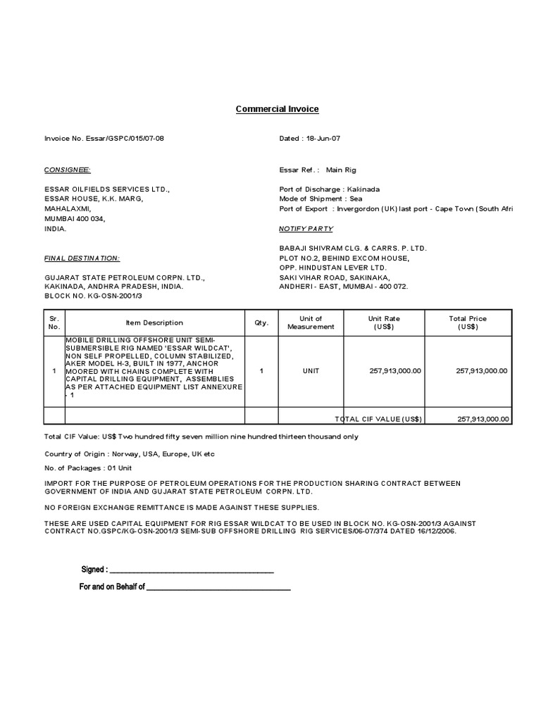 IADC Essar Wildcat-Rev-4 10st Aug 2019 | PDF | Propeller | Anchor