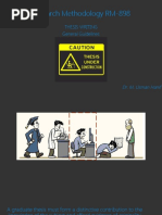 UMaT Thesis Guide | PDF | Thesis | Acronym