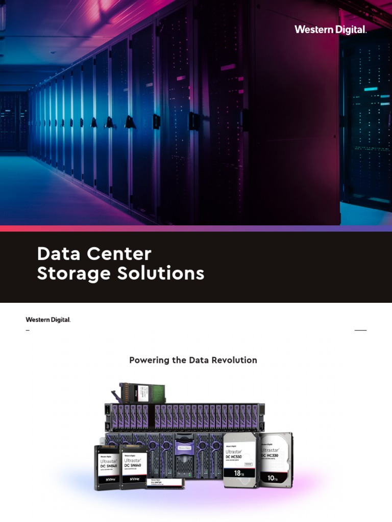 Data Center Storage Solutions | PDF | Solid State Drive | Hard Disk Drive