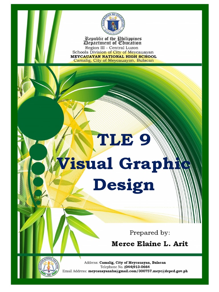 Tle 9 Visual Graphic Design: Merce Elaine L. Arit | PDF
