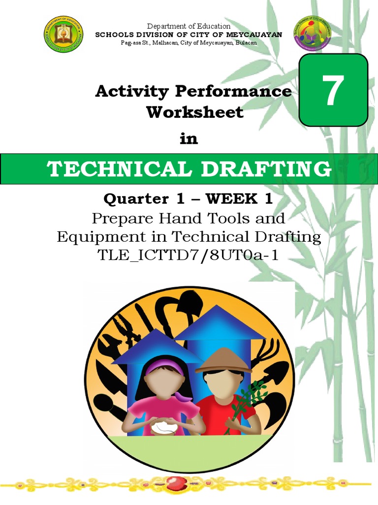 Technical Drafting: Activity Performance Worksheet in | PDF | Technical ...