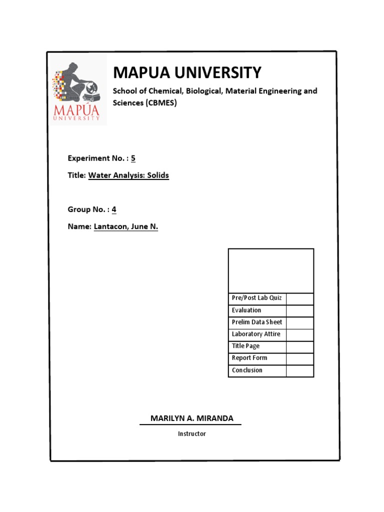 Mapua University: School of Chemical, Biological, Material Engineering ...