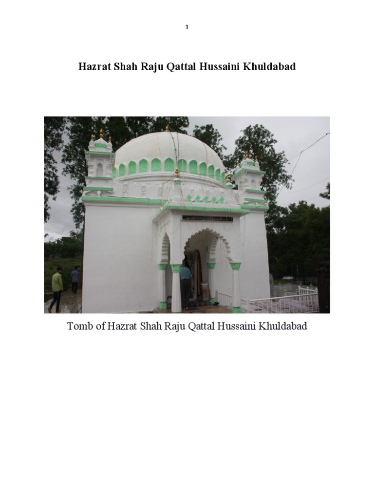 Hazrat Shah Raju Qattal Hussaini Khuldabad | PDF | Hadith | Abrahamic ... Hazrat Shah Raju Qattal Hussaini Khuldabad | PDF | Hadith | Abrahamic ...