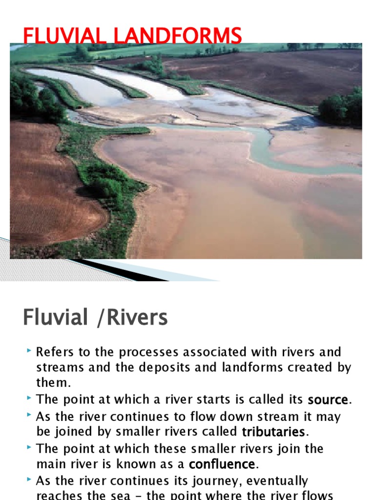 Fluvial Landforms | PDF | River | Levee