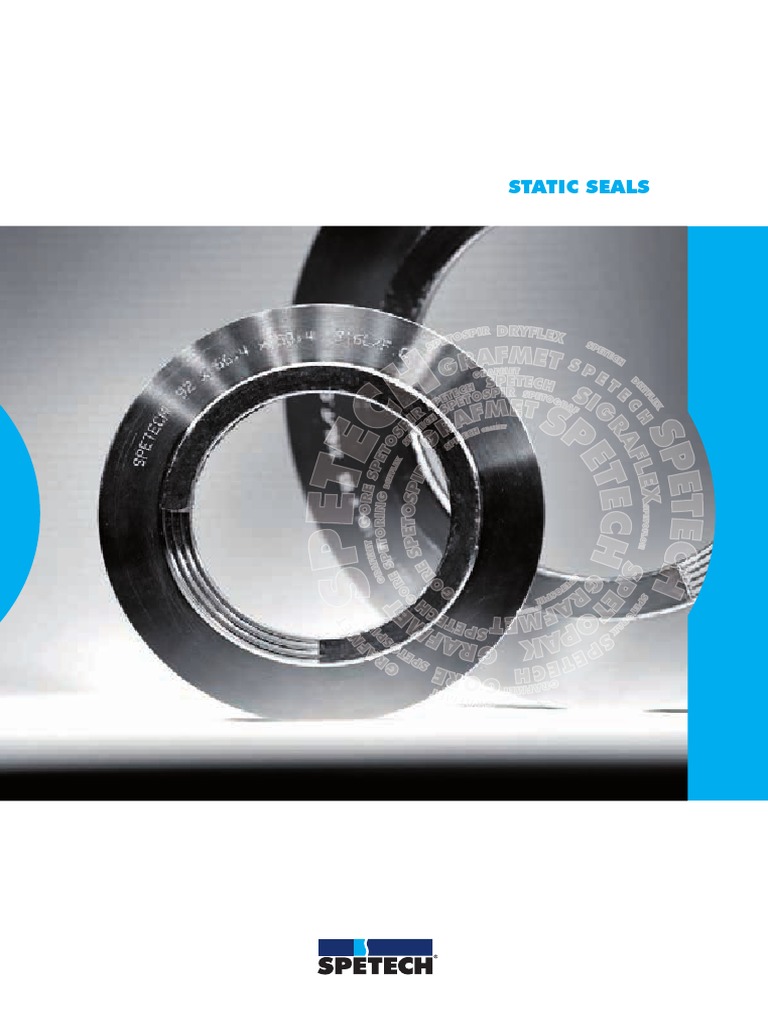 Spetech Static Seals | PDF | Pipe (Fluid Conveyance) | Building Materials