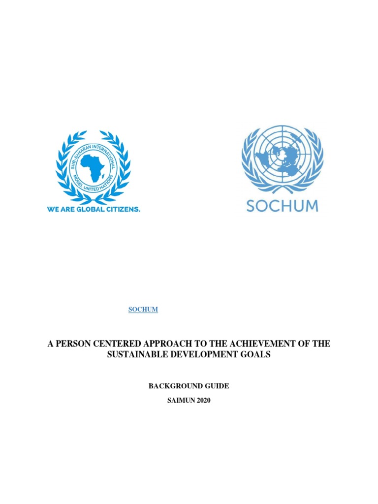 SOCHUM - SAIMUN 2020 - Background Guide | PDF | Poverty Reduction ...
