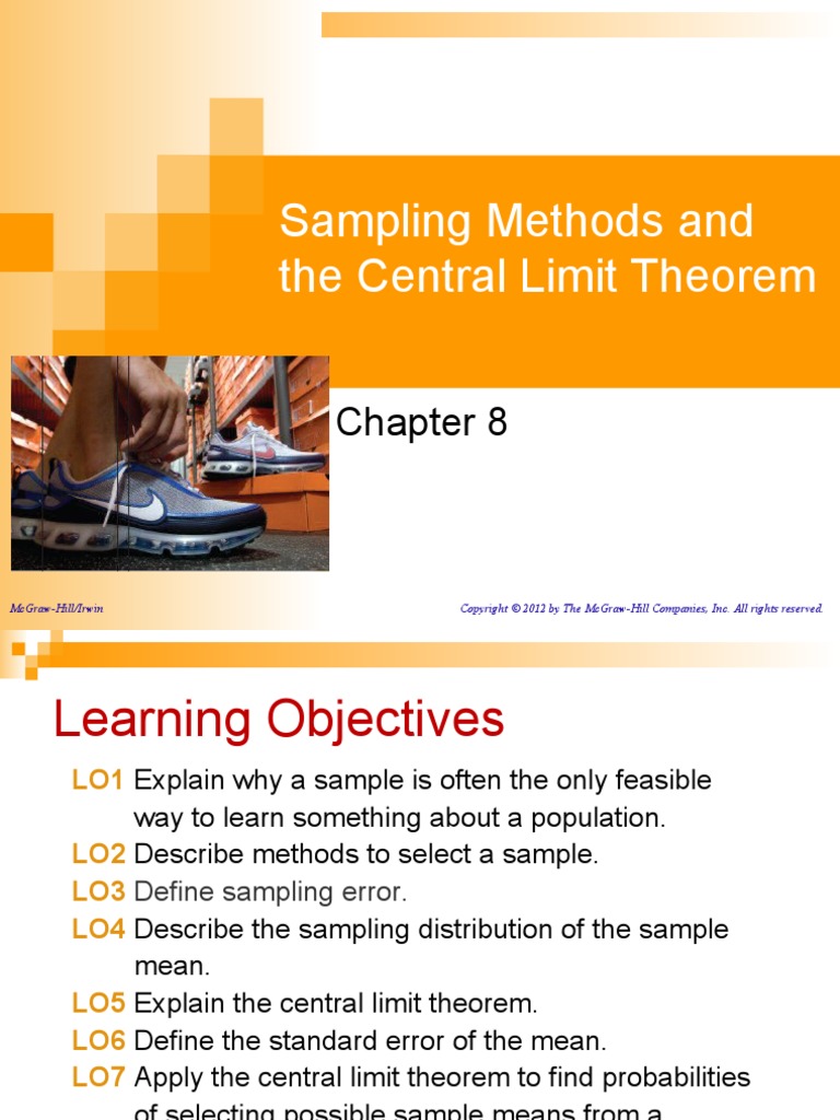 Sampling Methods and The Central Limit Theorem: Mcgraw-Hill/Irwin | Download Free PDF | Mean ...