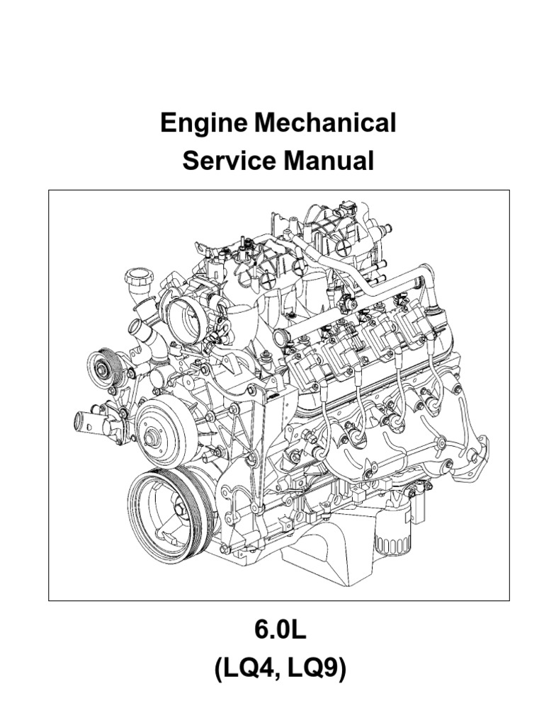 LQ4 LQ9 Engine Manual L510016 | PDF | Piston | Cylinder (Engine)