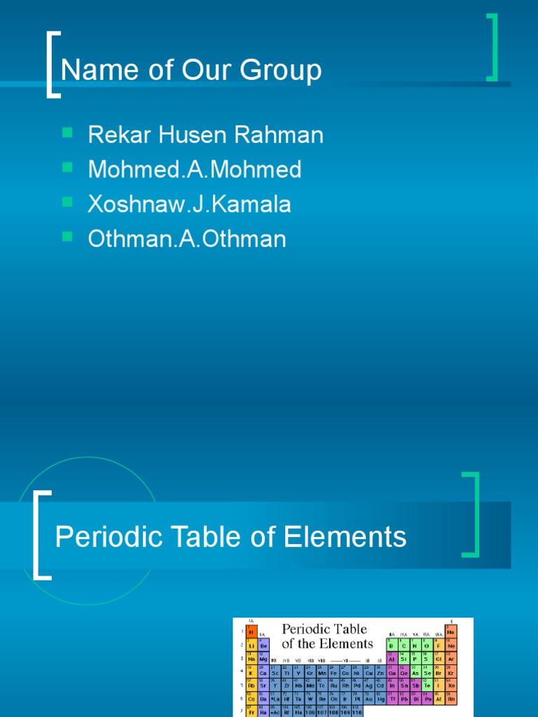 Periodic Table | PDF | Chemical Elements | Valence (Chemistry)
