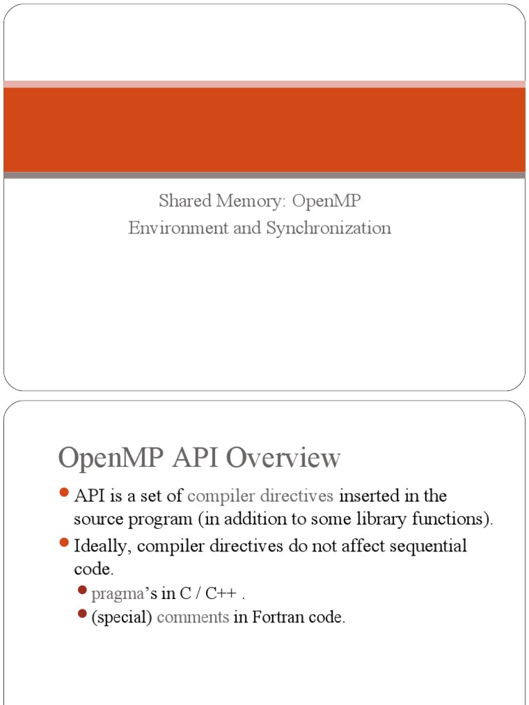 OpenMP Synchronization Guide | PDF | Concurrency (Computer Science) | Thread (Computing)