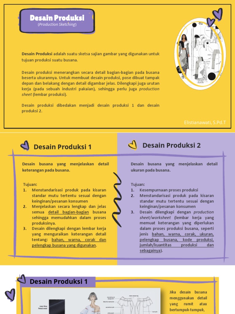 Desain Produksi 1 Dan 2 PDF | PDF