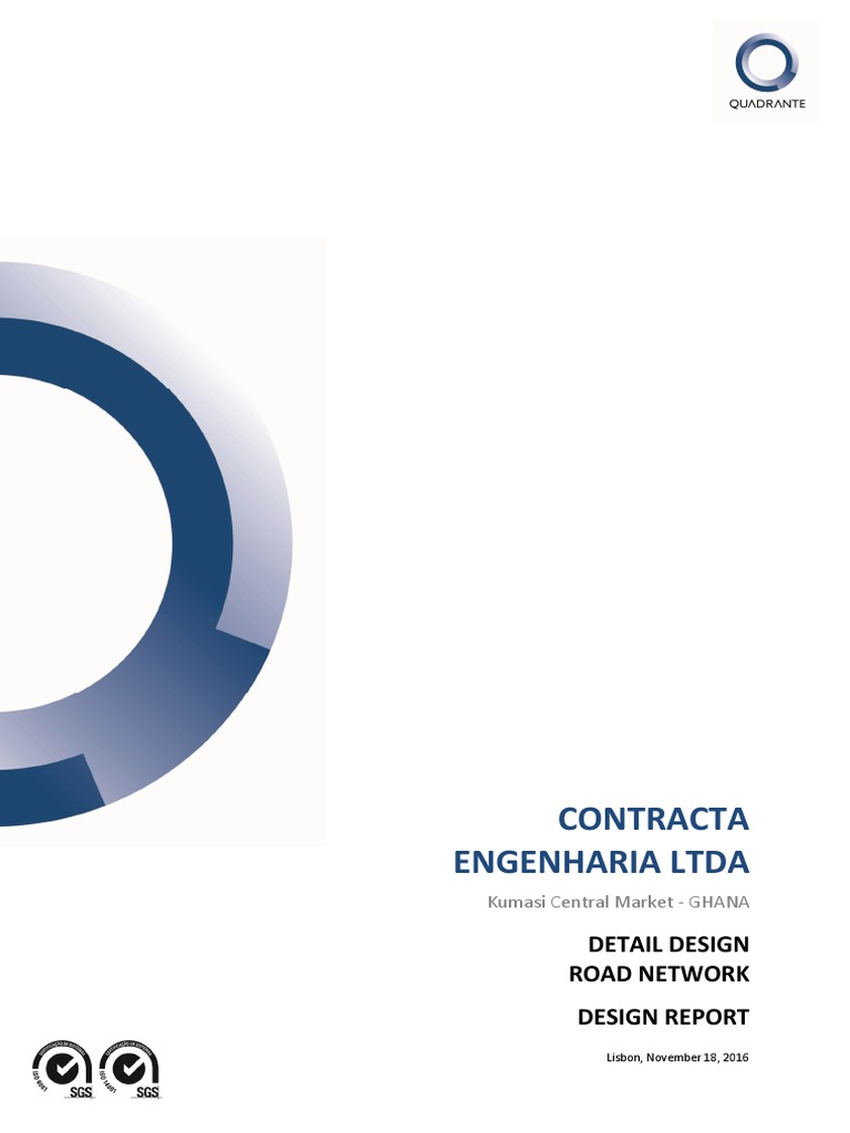 Sample Road Design Report | PDF | Road | Deformation (Engineering)