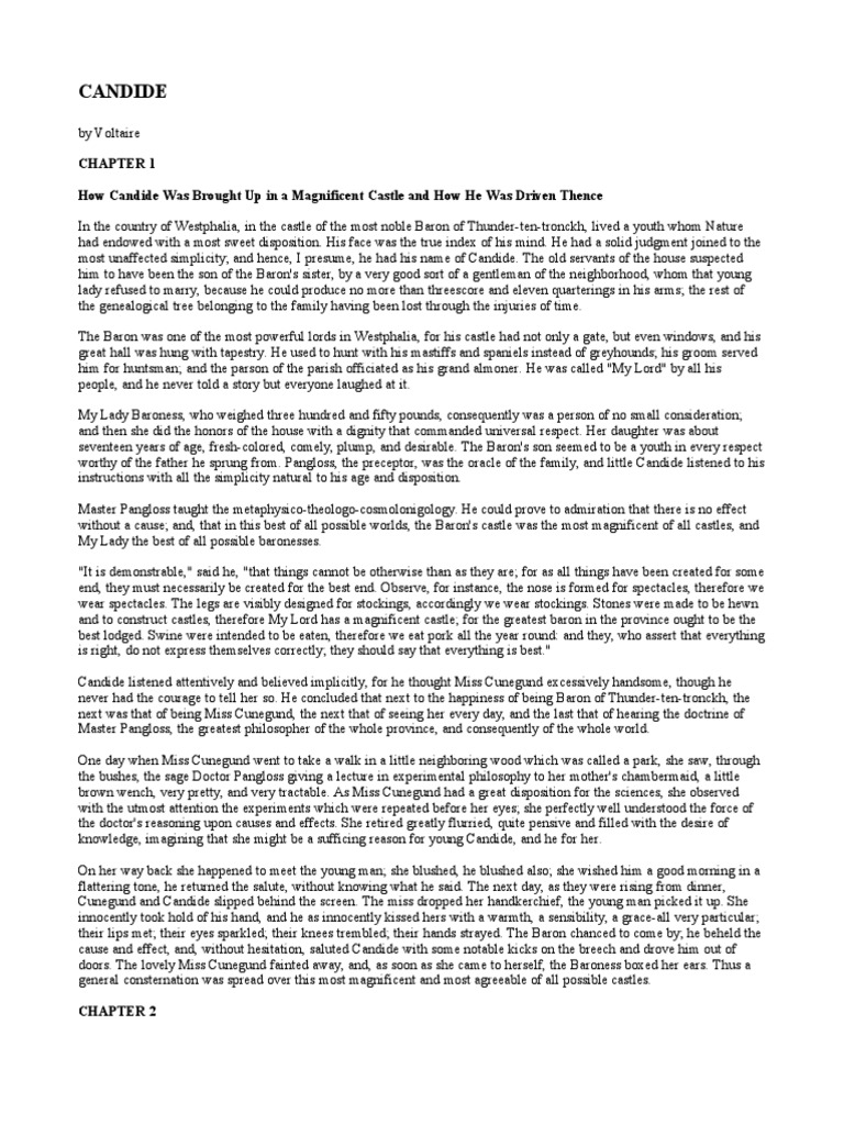 Candide's Expulsion & Bulgarian Trials | PDF | Candide