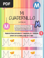 Cuadernillo Letra M | PDF