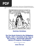 Doctrina Christiana | PDF | Printing | Philippines