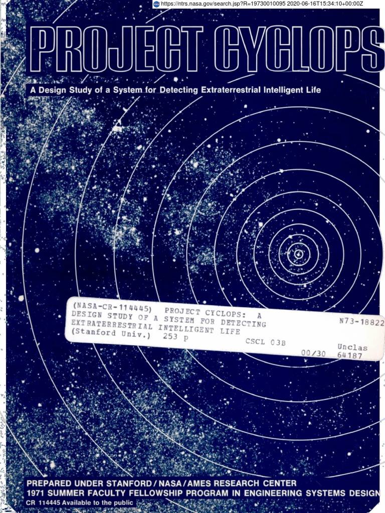 NASA-Project Cyclops PDF | PDF | Milky Way | Stars