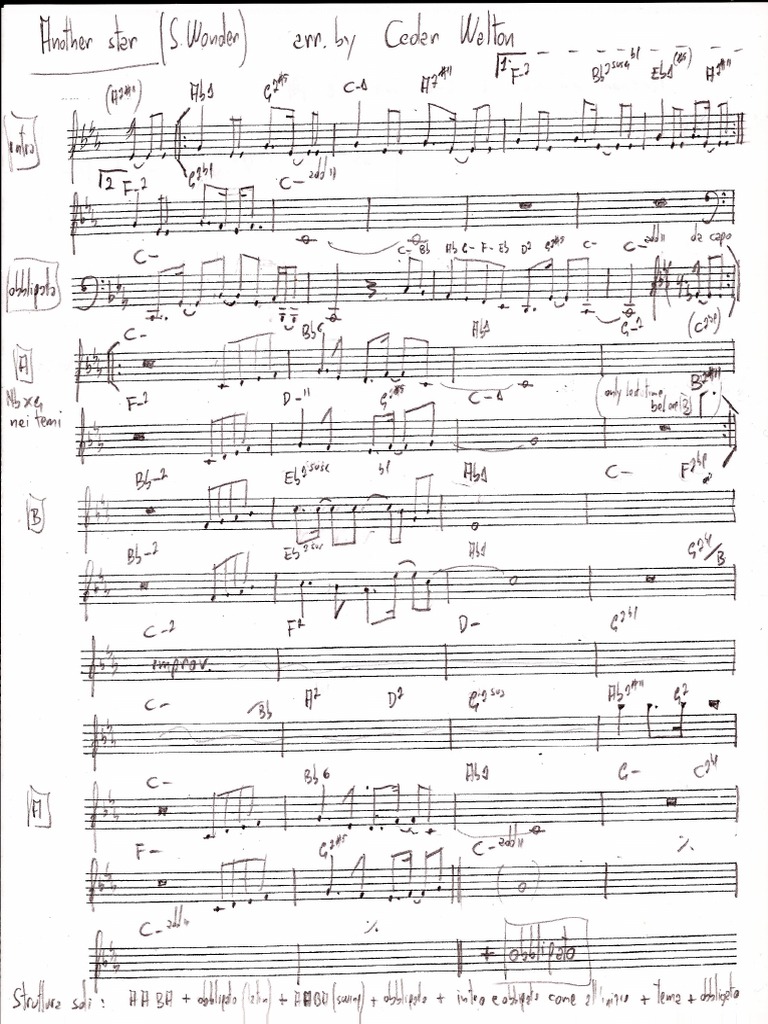 Another Star - Arr Cedar Walton | PDF