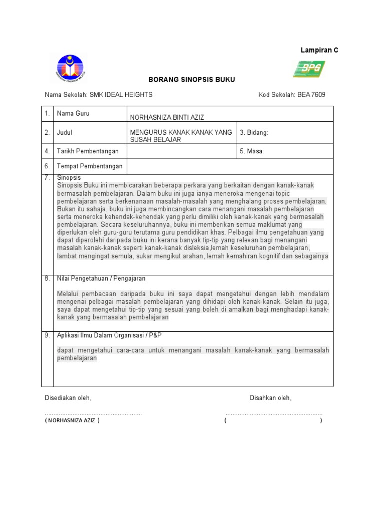 Mengurus Anak Susah Belajar | PDF