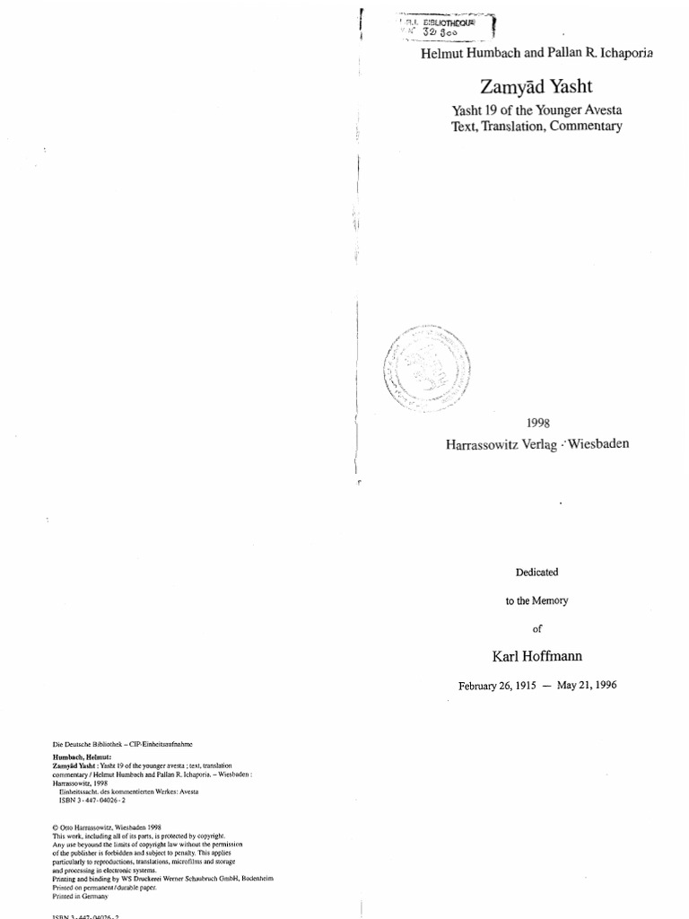 Zamyad Yasht | PDF | Monotheistic Religions | Dualism