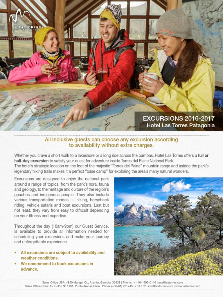 EXCURSIONS 2016-2017: All Inclusive Guests Can Choose Any Excursion ...