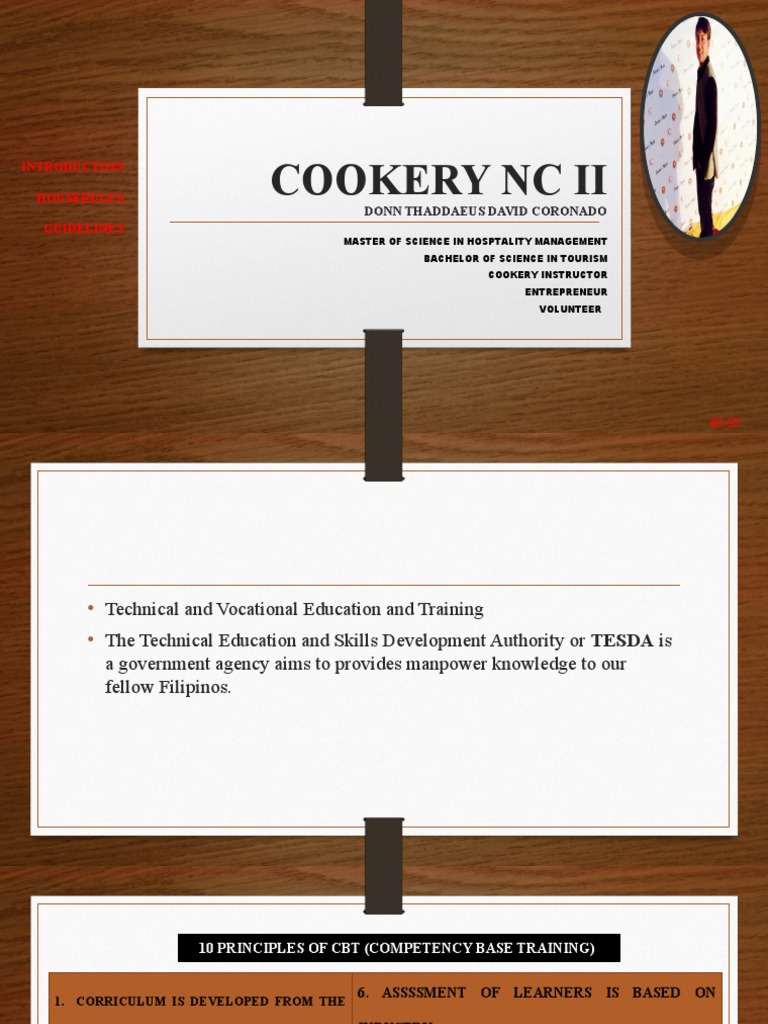 Cookery NC Ii: Houserules Guidelines | PDF