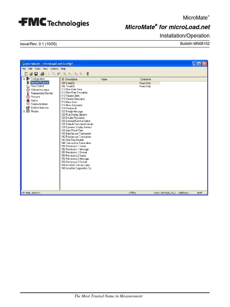 Manual Comunicación Microload | PDF | Menu (Computing) | Computer Terminal