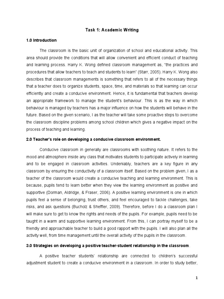 Academic Writing 2 | PDF | Classroom Management | Classroom
